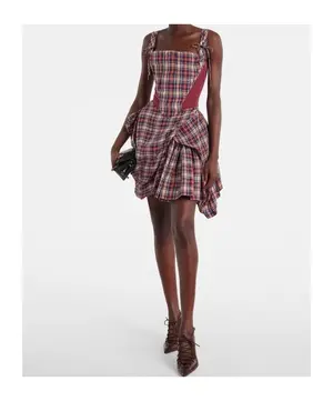 VIVIENNE WESTWOOD Puppy Tartan Corset