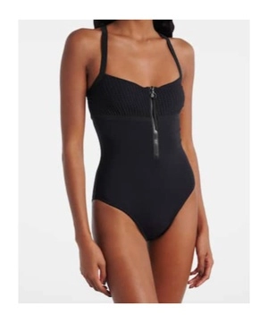 ERES Egeria Jacquard One-piece Swimsuit With Zipper Detail
