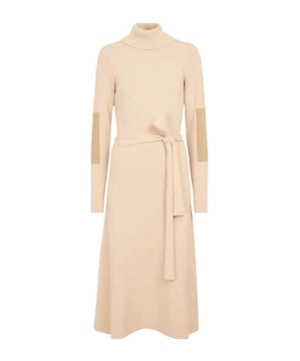 Victoria Beckham Knitted Dress - Nude