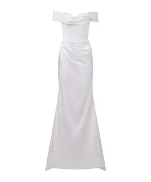 VIVIENNE WESTWOOD Bridal Nova Cora Satin Corset Gown - White