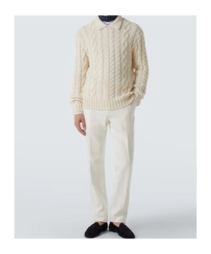 Ralph Lauren Cable-knit Cotton-blend Sweater