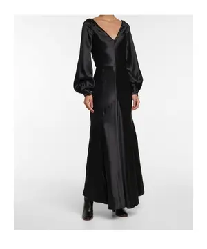 Gabriela Hearst Satin Midi Dress