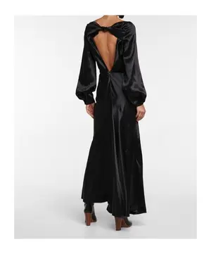 Gabriela Hearst Satin Midi Dress