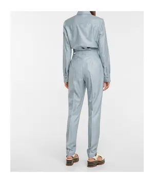 Gabriela Hearst High-waisted Tapered Leg Trousers
