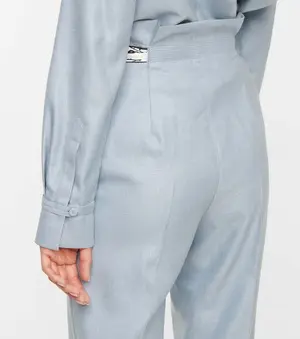 Gabriela Hearst High-waisted Tapered Leg Trousers