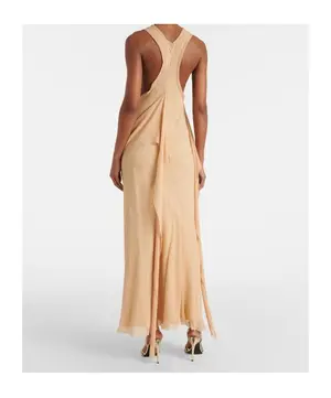 Victoria Beckham Draped Silk Gown