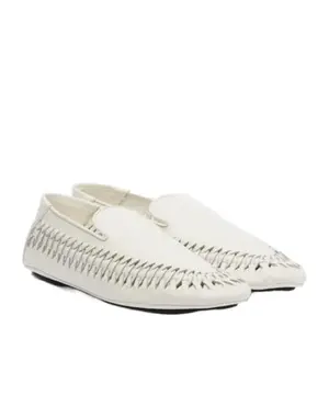 Proenza Schouler Whip Leather Loafers - White