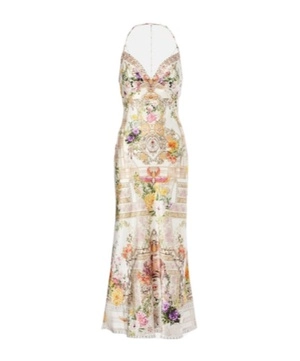 Camilla Chain-detail Silk Maxi Dress