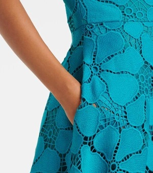 Elie Saab Deep V-neck Dress