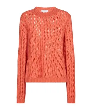 Gabriela Hearst Cable Knit Sweater - Red