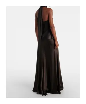 Ralph Lauren Chilton Halterneck Silk-blend Top