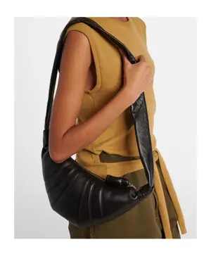 LEMAIRE Croissant Small Leather Shoulder Bag
