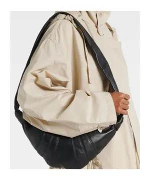 LEMAIRE Croissant Small Leather Shoulder Bag