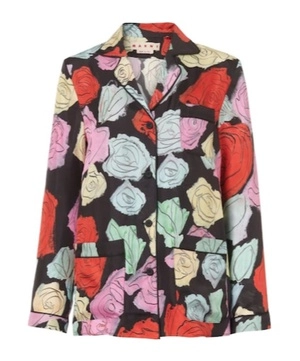 Marni Floral Silk Shirt - Multicolor