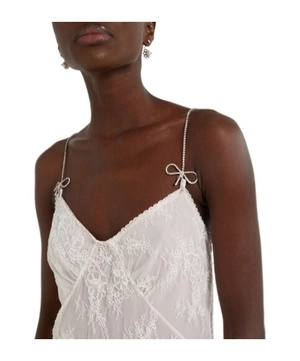 Blumarine Embellished Lace Maxi Dress