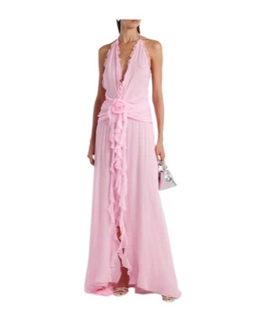 Blumarine Lightweight Silk Maxi Dress
