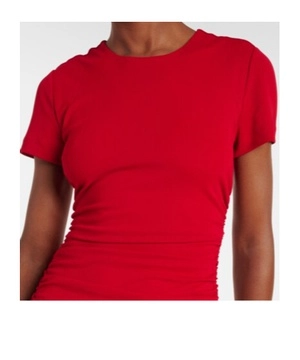 Carolina Herrera Ruched Midi Dress