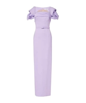 Oscar De La Renta Rosette Gown - Purple