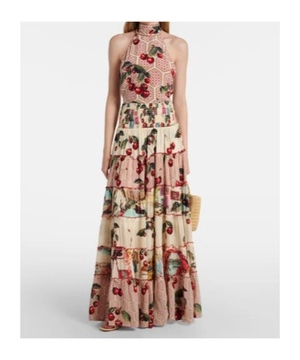 Camilla Notes From The Road Printed Silk Maxi Skirt