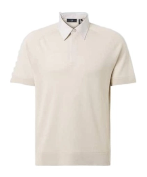 Dunhill Linen And Silk Polo Shirt - White