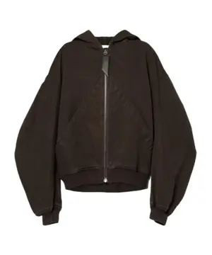 Attico Cotton Gabardine Bomber Jacket - Black