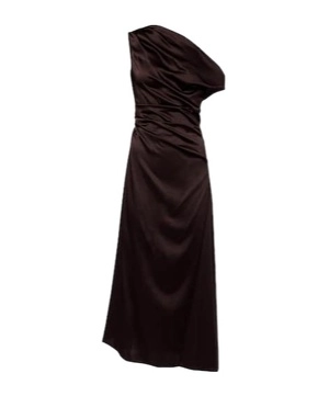 Staud Phare Silk-blend Satin Cocktail Dress