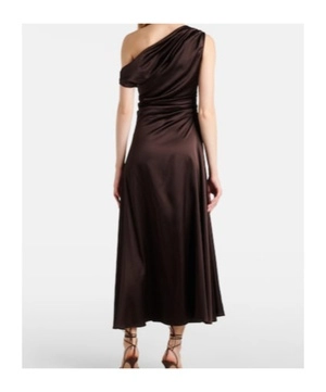 Staud Phare Silk-blend Satin Cocktail Dress