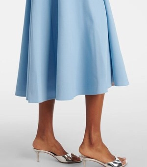 EMILIA WICKSTEAD Collins Wool Crêpe Midi Dress