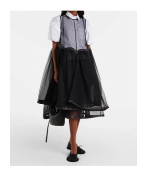 Comme Des Garçons Tulle Midi Dress