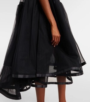 Comme Des Garçons Tulle Midi Dress
