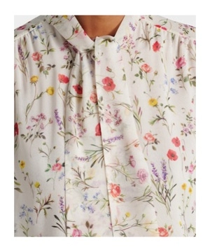 Giambattista Valli Floral Silk Blouse
