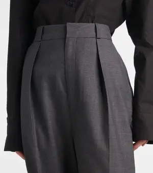 LEMAIRE Pleated Straight-leg Trousers