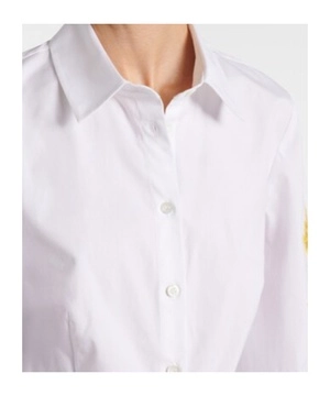 Carolina Herrera Floral Cotton-blend Poplin Shirt