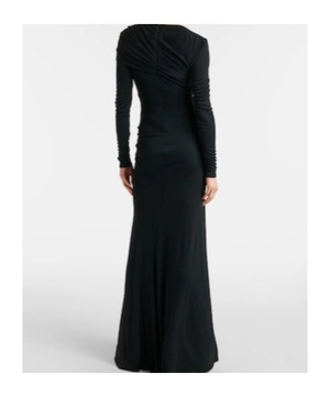Carolina Herrera Draped Jersey Gown