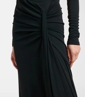 Carolina Herrera Draped Jersey Gown