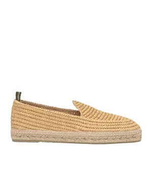 CastaÑer Joaquin Espadrille In Natural Raffia - Nude