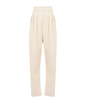 LEMAIRE Wool-blend Gabardine Tapered Pants - Beige