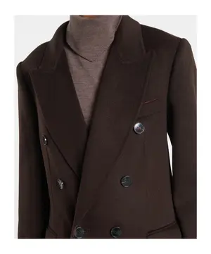 Victoria Beckham Double-breasted Wool And Cashmere Coat