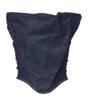 Magda Butrym Re25 Denim Corset Top - Blue