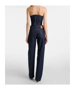 Magda Butrym Re25 Denim Corset Top