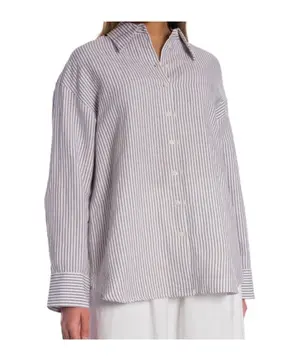 SELECTED Long Sleeve Shirt - Gray