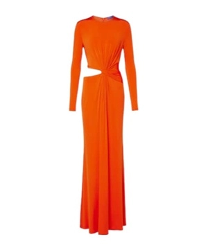 Ralph Lauren Cutout Maxi Dress - Red