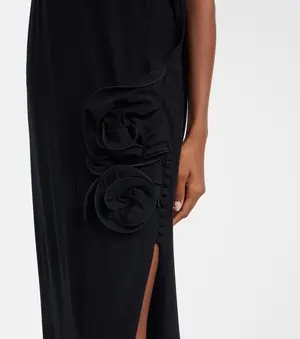 Magda Butrym Shawl-style Asymmetrical Dress
