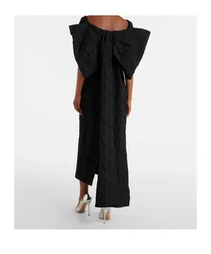 Erdem Embroidered Jacquard Gown