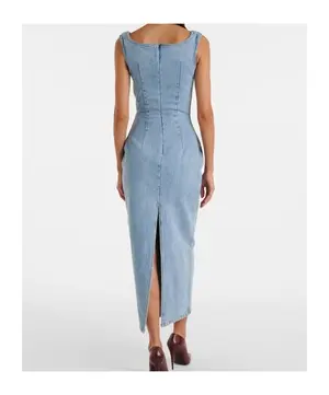 Magda Butrym Denim Midi Dress