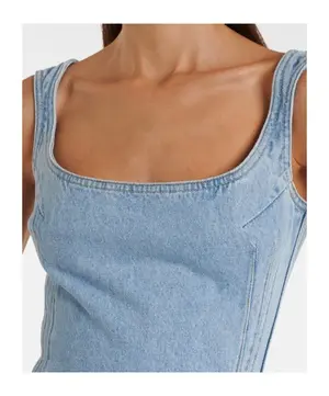 Magda Butrym Denim Midi Dress