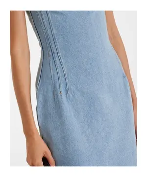 Magda Butrym Denim Midi Dress