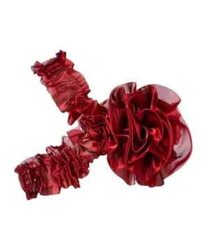 Comme Des Garçons Ruffled Top - Red