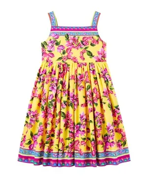 Dolce & Gabbana Taormina Floral Cotton Dress