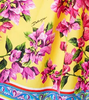 Dolce & Gabbana Taormina Floral Cotton Dress